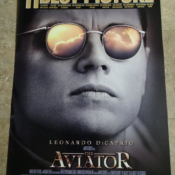 Warner Bros. | Art | Aviator Movie Poster With Leonardo Dicaprio ...